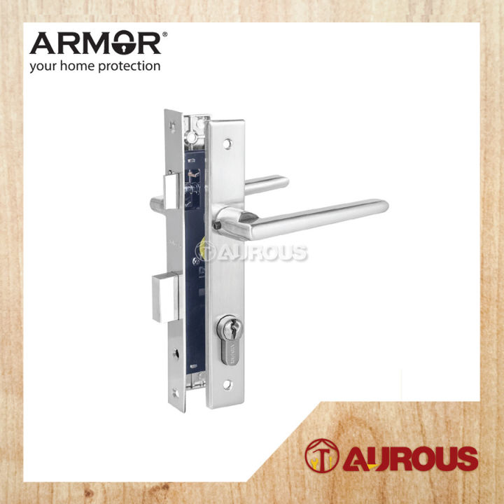 ARMOR LEVEL MORTISE LOCK HANDLE COMPLETE WITH MORTISE SASH LOCK ...