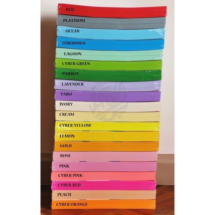 250 Sheets Focus Brights Color Paper Colored Paper Single Color | Lazada PH