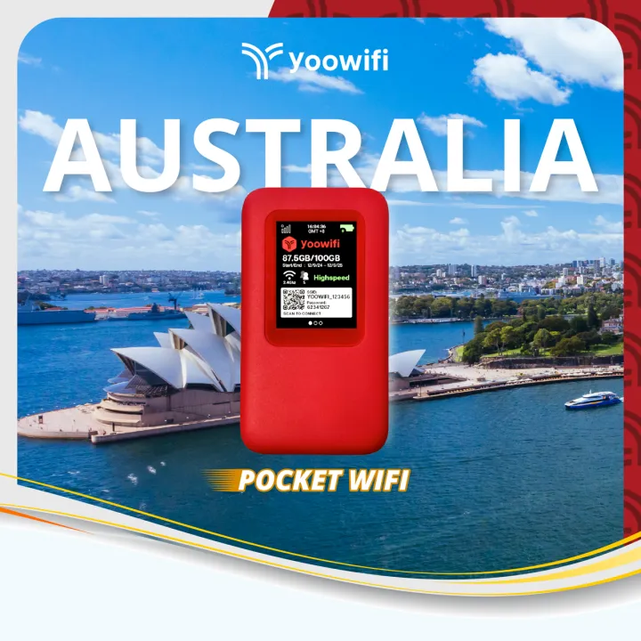 [Yoowifi] Australia 4G WiFi Rental Unlimited Data for Travel (Redeem By ...