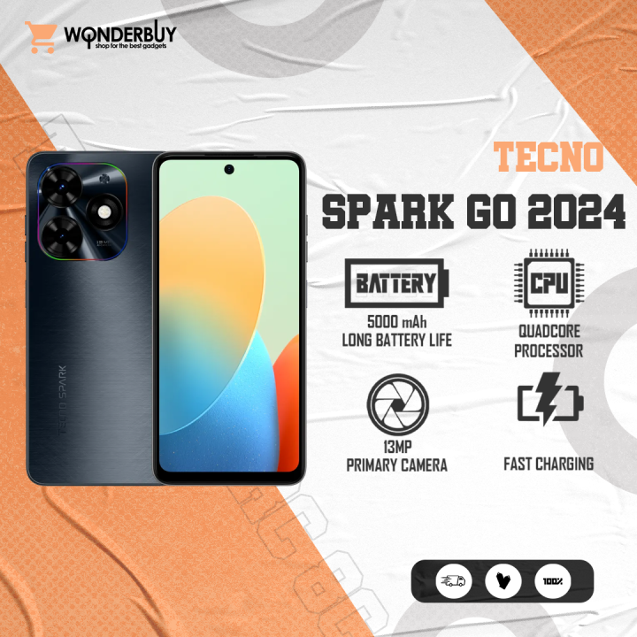 Tecno Spark Go 2024 3GB RAM 64GB ROM 6.6" Big Screen 5000 mAh | Lazada PH