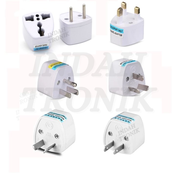 International/Universal UK US EU AU 2 Pin 3 Pin Travel Plug/Socket ...