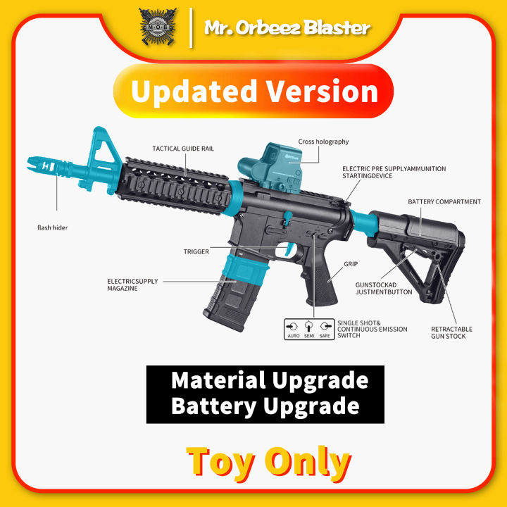 Upgrade Version BoHan M4A1 V2 High End Metal Gear Gel Blasters Toy ...
