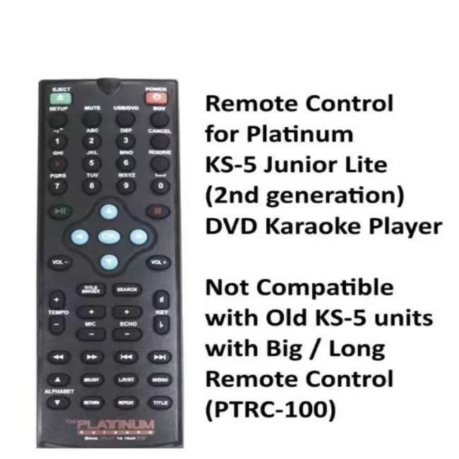 Platinum KS-5 Junior Lite Remote Control | Lazada PH
