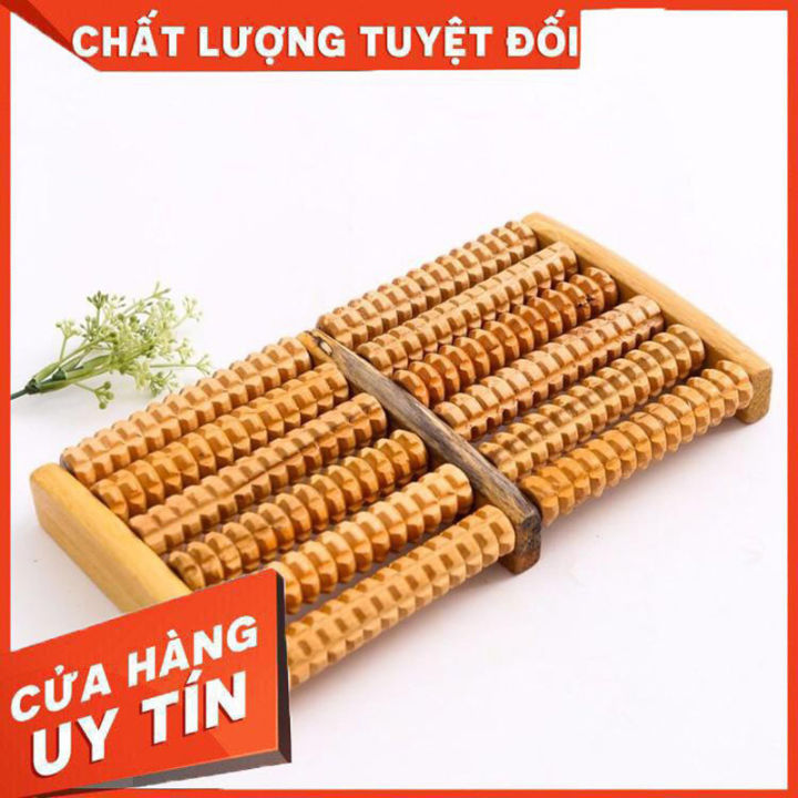 Dụng Cụ Massage Chân Bằng Gỗ Thiết Bị Massage Gỗ 5 Hàng Bánh Xe Lăn ...