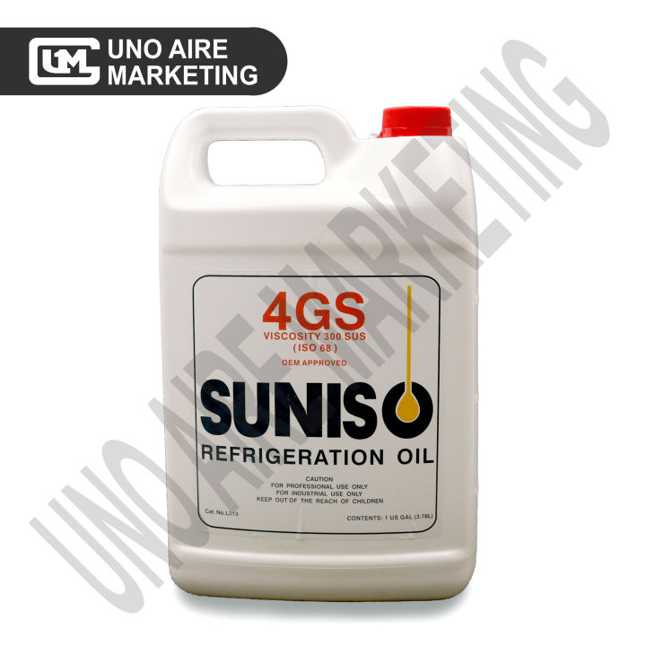 Suniso Oil 3GS 4GS 5GS 1 USgal. (3.78L) Made in USA Refrigerant ...