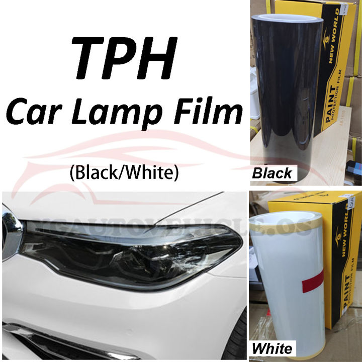 TPH Car Headlamp Tint Vinyl For Headlights Spotlights Tint Lampu Kereta ...