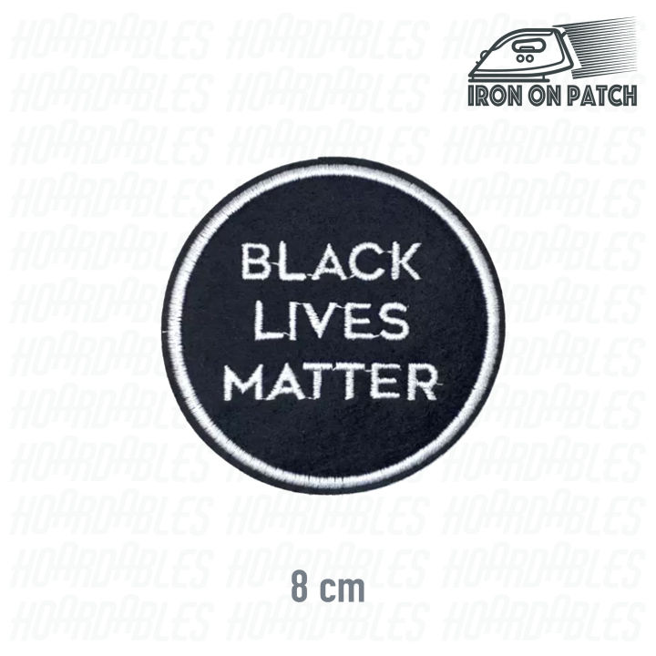 Black Lives Matter BLM Iron On Sew DIY Decor Embroidered Patch Badge ...