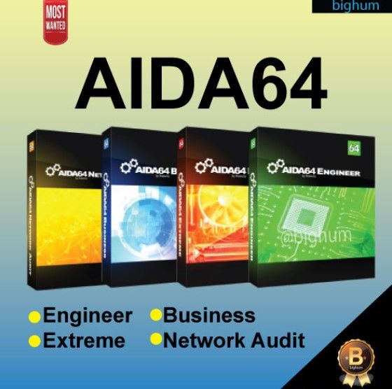 AIDA64 v.6.88 | Extreme | Business | Network Audit | Engineer | Full License ( Windows ) ( ทัก ...
