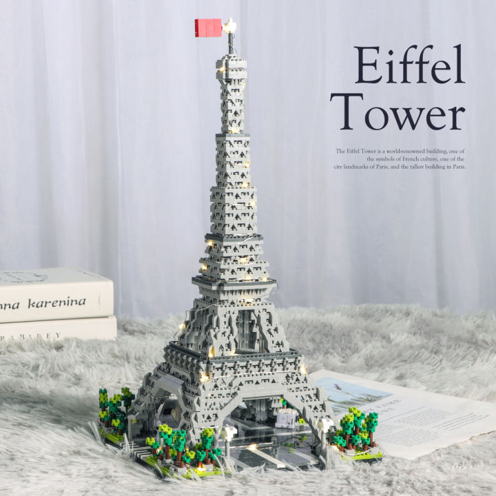 HNB Eiffel Tower Building Blocks Kits,Build your own architectural collection,Education STEM ...