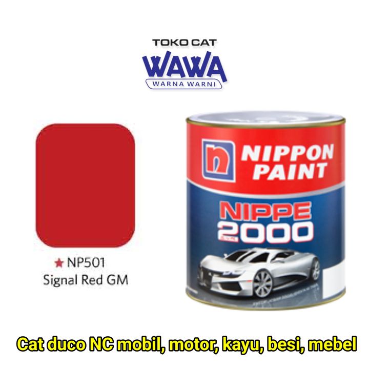 cat duco nippe 2000 signal red GM NP501 1kg/ecer repack | Lazada Indonesia
