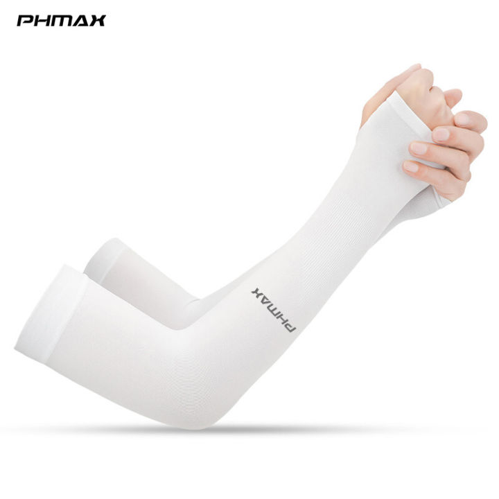 PHMAX Sports Cooling Arm Sleeves Unisex Sun UV Protection Hands ...
