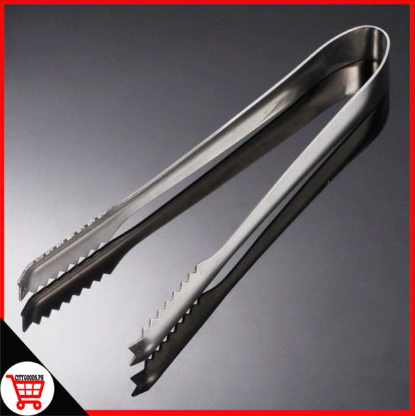 City Goods Stainless Steel Ice Tong Lightweight Kitchen Serving Tongs ...