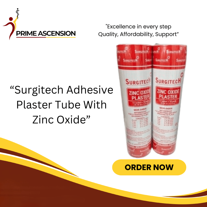 Surgitech Adhesive Plaster Tube With Zinc Oxide | Lazada PH