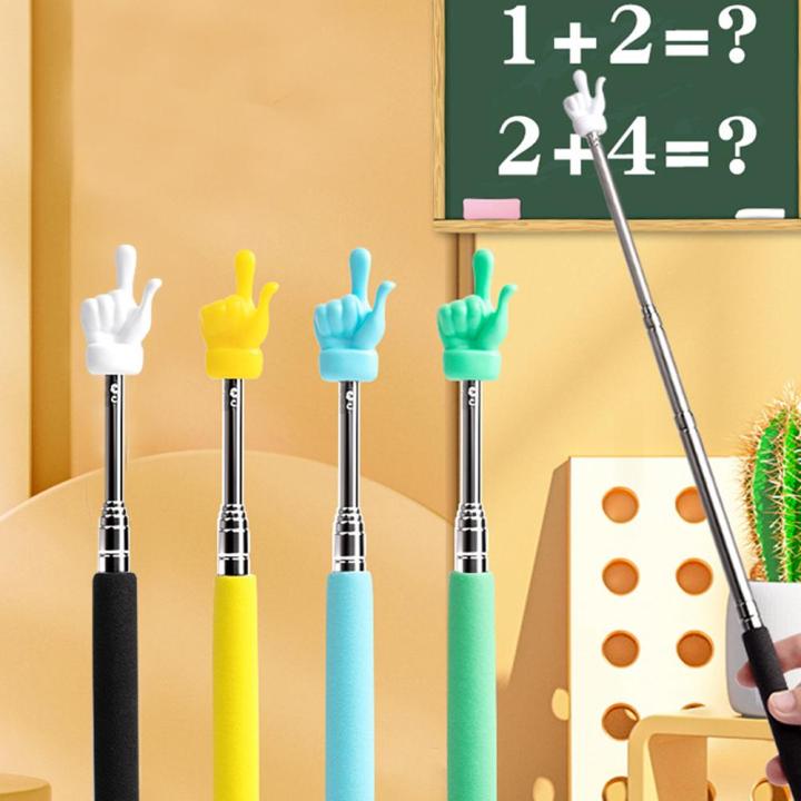 Retractable Teacher Pointer Finger Design Stainless Whiteboard ...