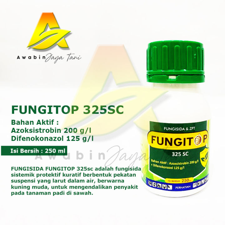 BELI 5 BONUS 1 FUNGITOP 325SC 250ML/ AHAN AKTIF AZOKSISTROBIN ...