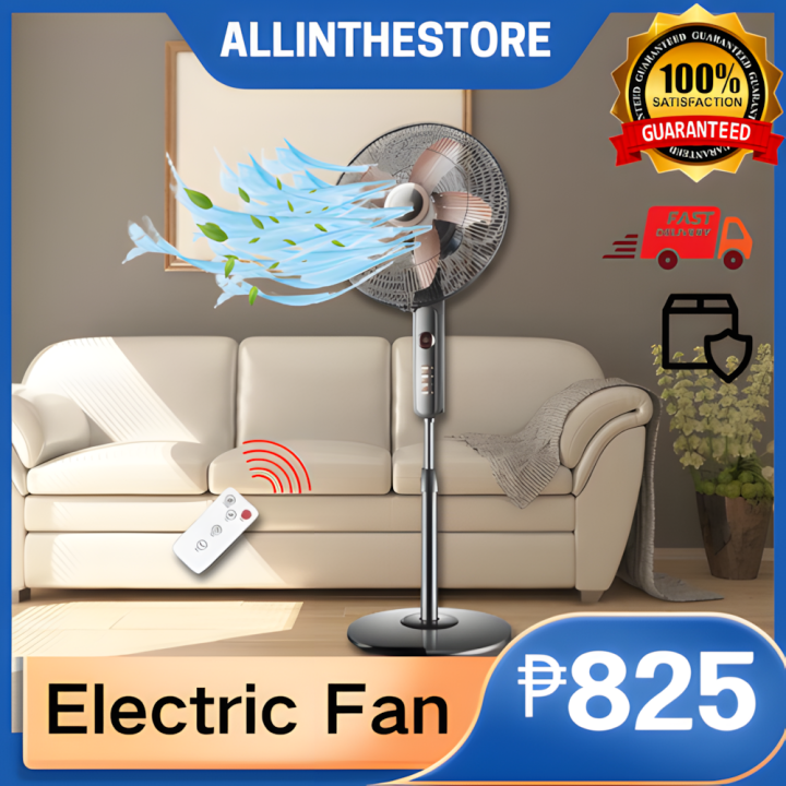 Quick Electric Fan 5 Blade 16 inch Stand Fan With Strong Winds ...