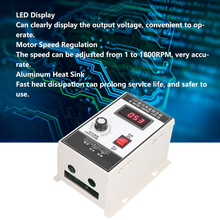 DC Speed Control Switch Motor Controller Easy Adjustment for DIY ...