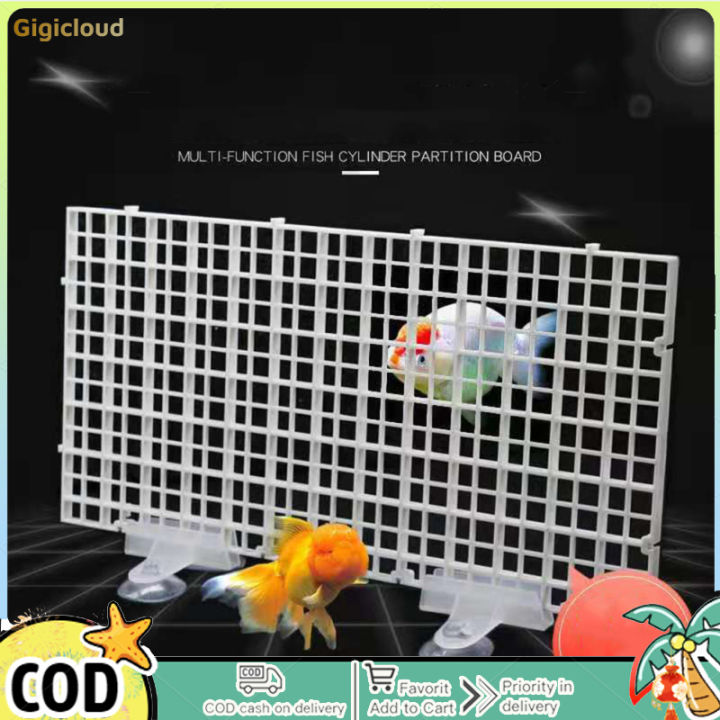 Aquarium Fish Jar Bottom Filter Mesh Isolation Tray Plate Grid Divider ...
