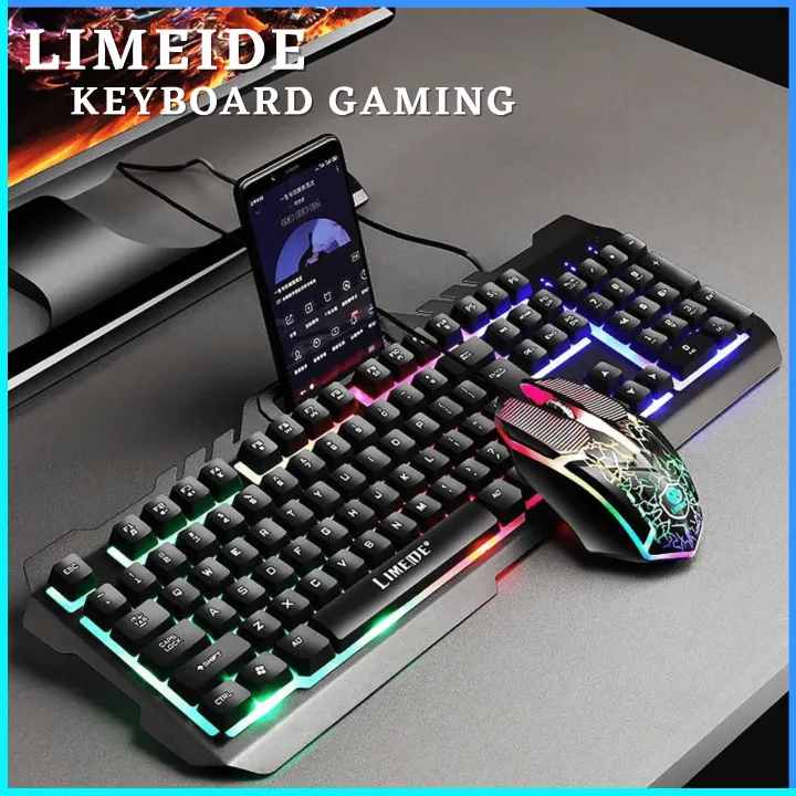 COD LIMEIDE Combo Keyboard Gaming RGB with Mouse / keyboard gaming full ...