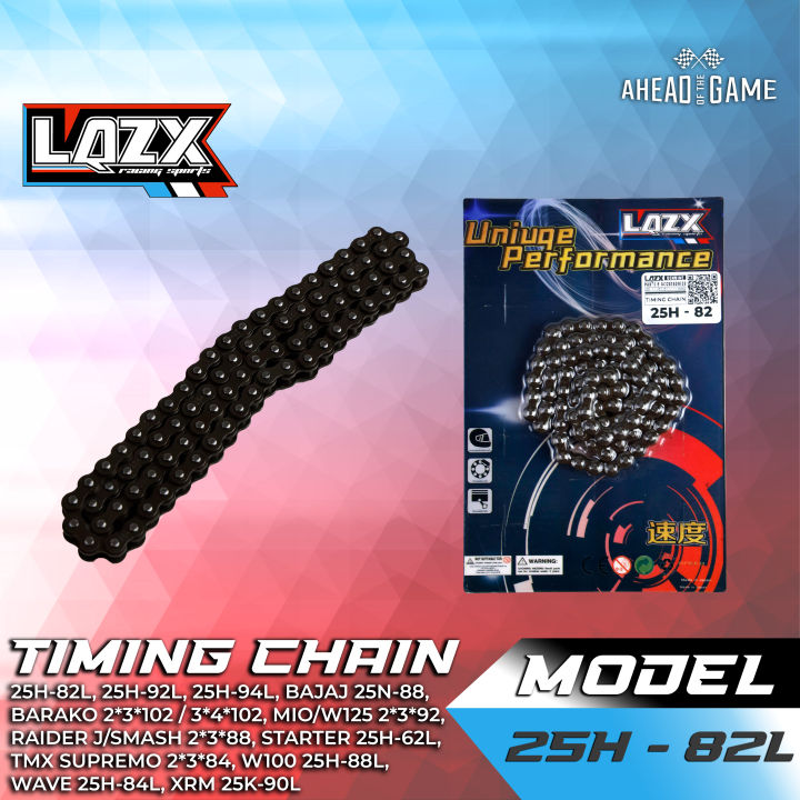 Lazx Timing Chain for BAJAJ,BARAKO,MIO/W125,RAIDERJ/SMASH,STARTER,TMX ...