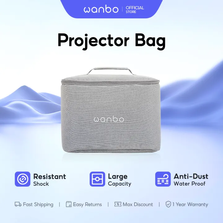Wanbo Projector Bag for Projectors Storage Portable Protect Case ...