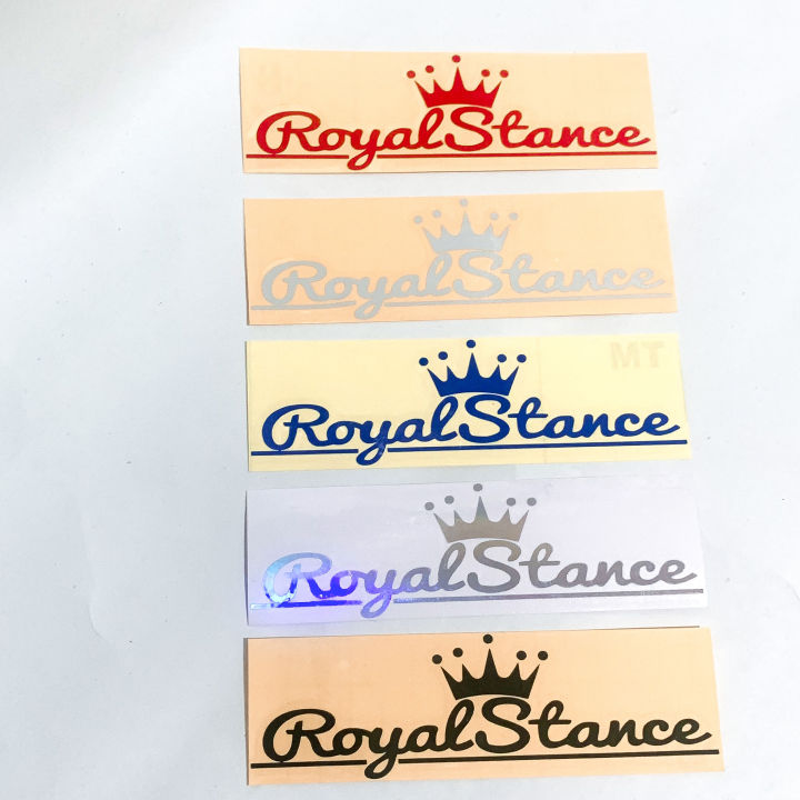 STICKER CUTTING ROYAL STANCE | Lazada Indonesia