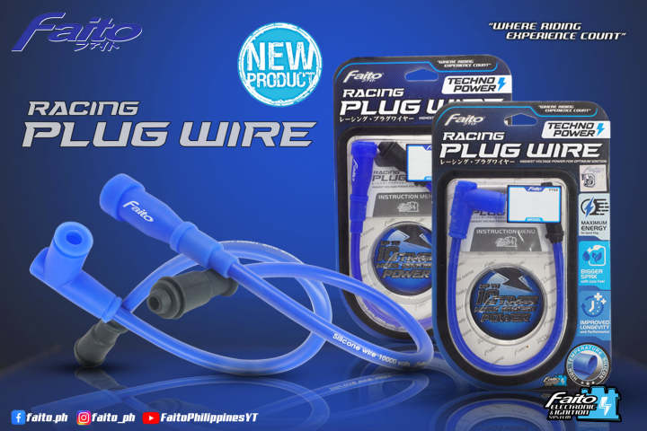 FAITO PLUG WIRE W/ CAP | Lazada PH