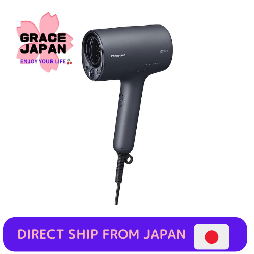 Panasonic Hair Dryer Nano Care High Penetration Nano E & Mineral Compact Deep Navy EH-NA0J-A ...