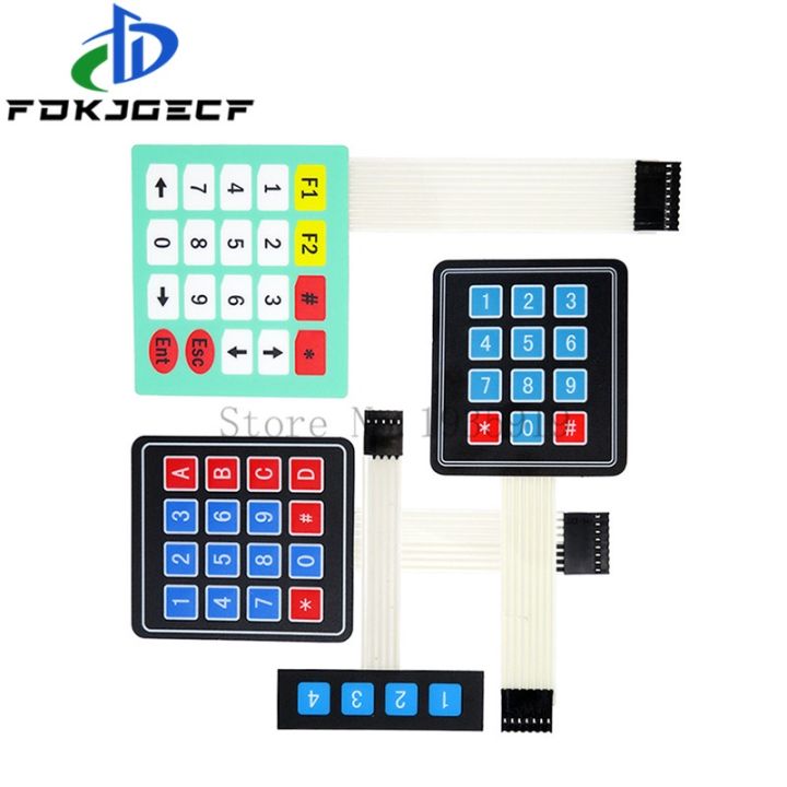 1 4 3 4 4 4 4 5 Matrix Array Matrix Keyboard 16 Key Membrane Switch