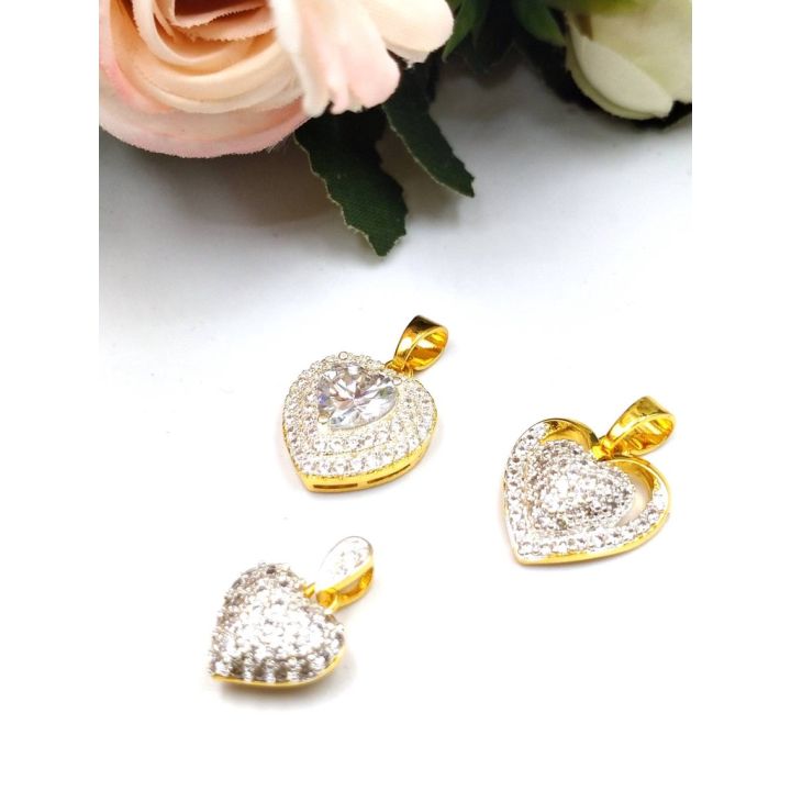 JIJD K518 จี้เพรชแฟชั้น จี้ใส่สร้อย จี้สวยๆ งานฝังเพชร ใส่ติดตัว ...