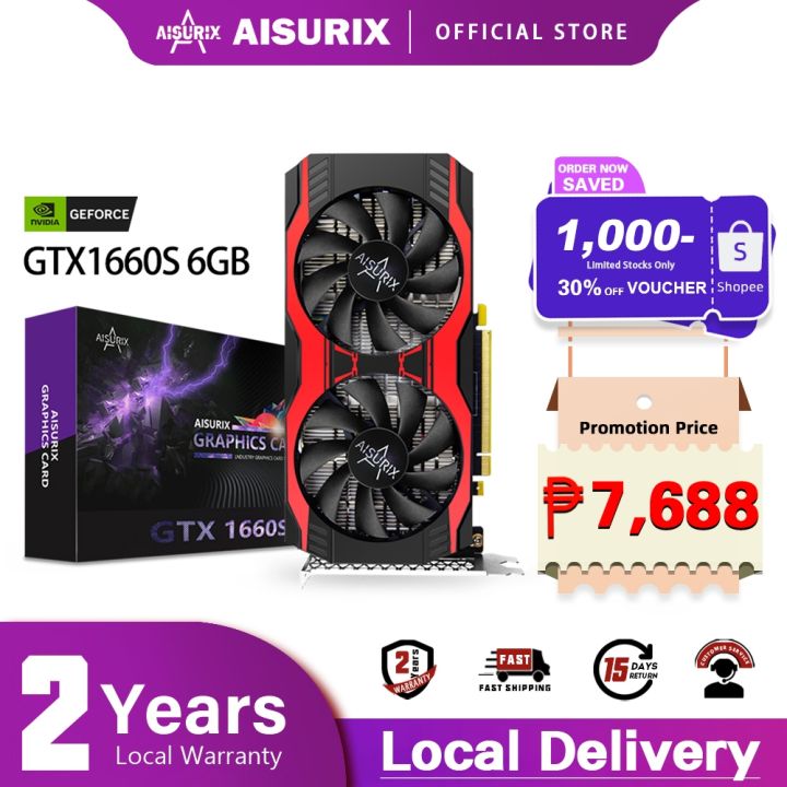 AISURIX Nvidia Graphics card GTX 1660 super 6G GDDR6 Video card 192bit ...