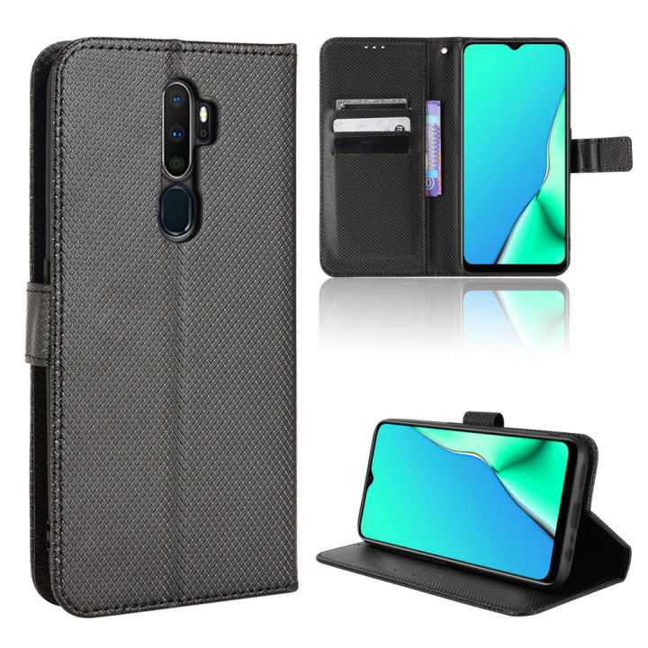 OPPO A5 2020 Case Casing Flip PU Wallet Leather Case OPPOA5 2020 Back ...