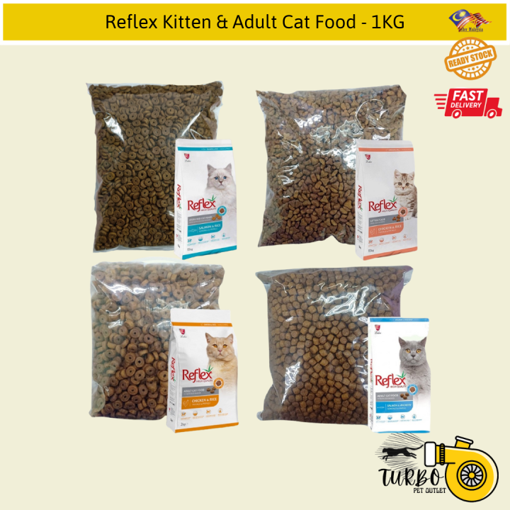 Reflex Dry Cat Food - Chicken Kitten / Chicken Adult / Salmon & Rice ...