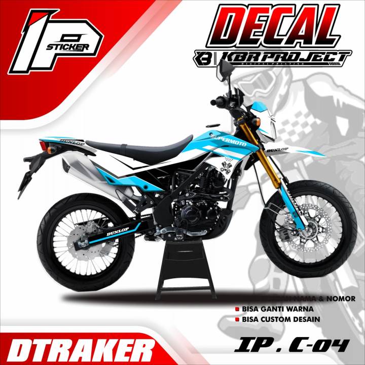 Decal DTRACKER - Sticker Decal Variasi FULL BODY List KAWASAKI DTRACKER ...