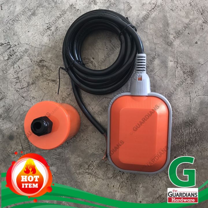 สวิตซ์ลูกลอยไฟฟ้า พัมคิน PUMPKIN (ของแท้100%) รุ่น PTT-FLC8A #35220, 8แอมป์, สายไฟกันน้ำ3เมตร ...