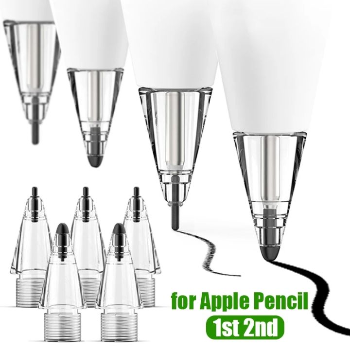 Upgraded Replacement Silent Pencil Nib for Apple Pencil 1st 2nd Soft ...