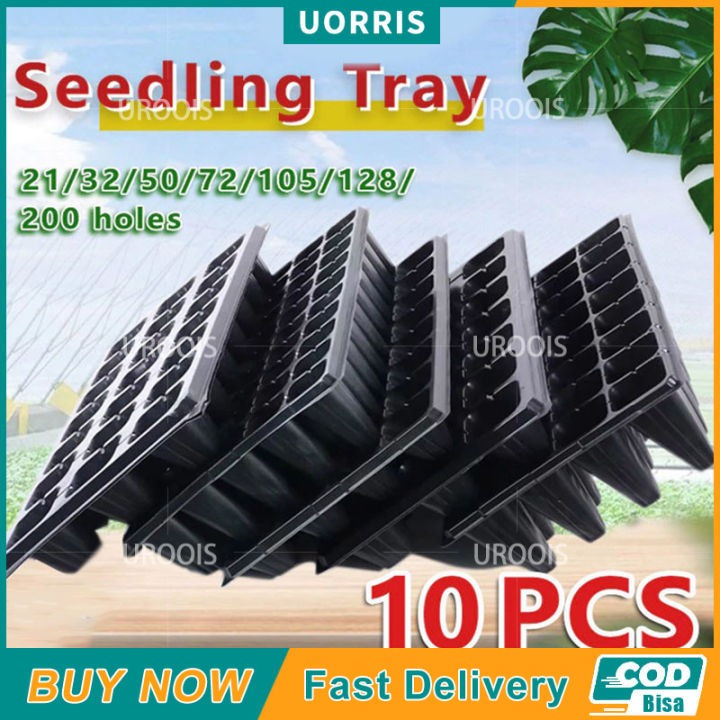 【10PCS】Pot Bibit / Seedling Pot / Pot Tray Semai Bibit Benih 50 / 72 ...