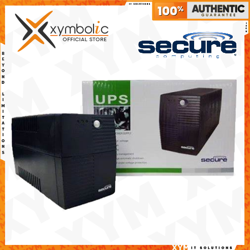 Secure 650VA 450W with 4 Sockets UPS | Lazada PH