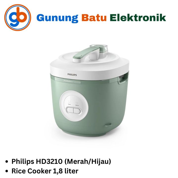 Philips Rice Cooker 1,8 liter HD3210 | Lazada Indonesia