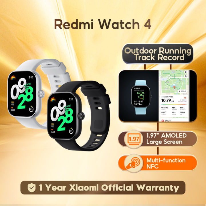 Xiaomi Redmi Watch 4 Smartwatch 1.97'' AMOLED Support Bluetooth Voice ...