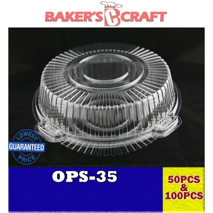 OPS 35 Round Clamshell Plastic Container (50pcs/Pack) | Lazada PH