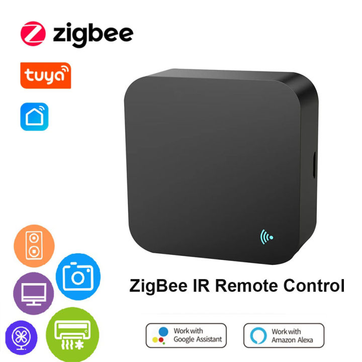 Tuya Zigbee Smart IR Blaster Universal Infrared Remote Controller for TV Air Conditioning DVD ...
