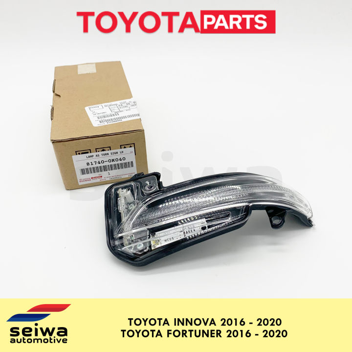 [2016 - 2020] Toyota Fortuner Side Mirror Turn Lamp LH - [2016 - 2020 ...