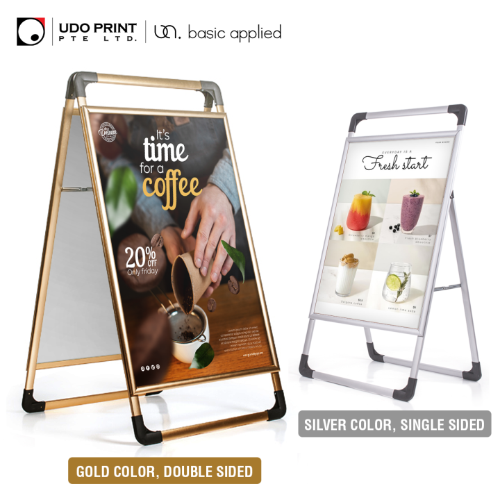 A Board Poster Stand | A Shape Foamboard Poster Stand | Menu Display ...
