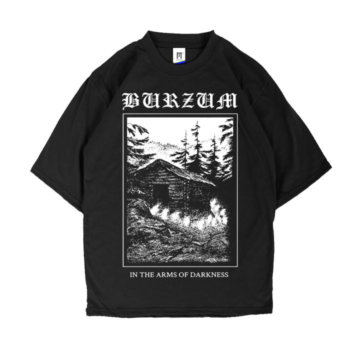 KAOS BAND BURZUM IN THE ARM OF DARKNESS GRAPHICTEESID TSHIRT KAOS METAL ...