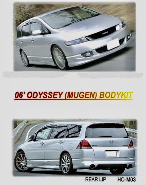 Honda Odyssey rb1 rb2 mugen bodykit body kit front bumper side rear ...