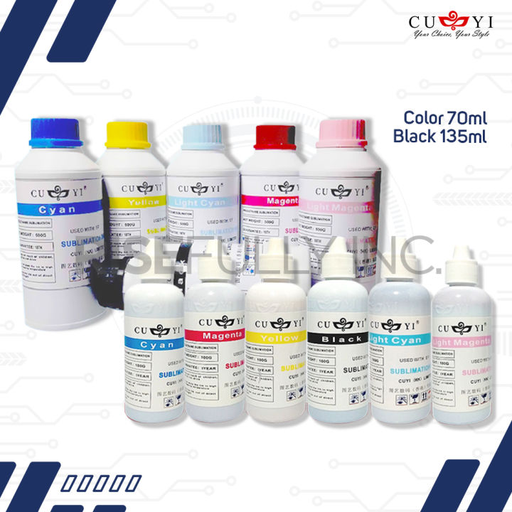 Risefully CUYI Sublimation Ink for Inkjet Printer (for Epson Modified ...