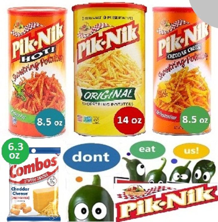 Pik-Nik Hot ,Piknik Cheddar Cheese ,Pik Nik Original n Sea Salt and ...