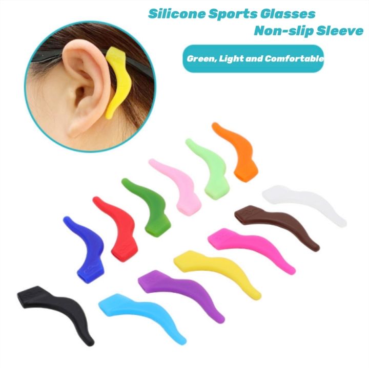 1 Pairs Silicone Rubber Stopper, Holder Strap, Anti Slip Ear Hooks For ...