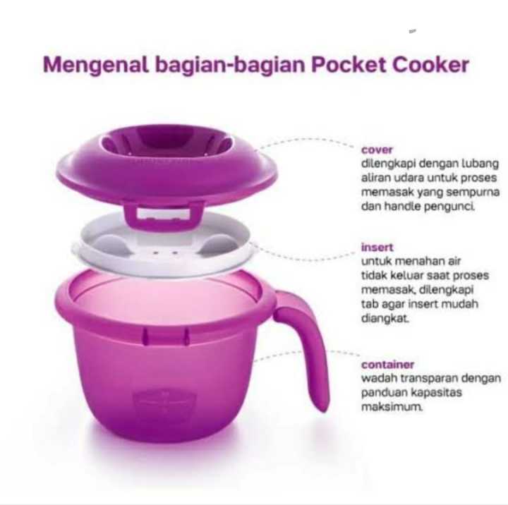 Pocket Cooker 550ml Tupperware | Lazada Indonesia
